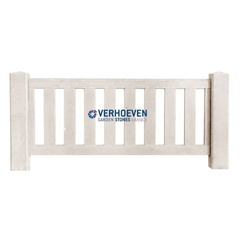 Tuinhek Hekwerk Wit Hugo 136x56x6cm | Verhoeven Tuinhout & Steengoed in ...