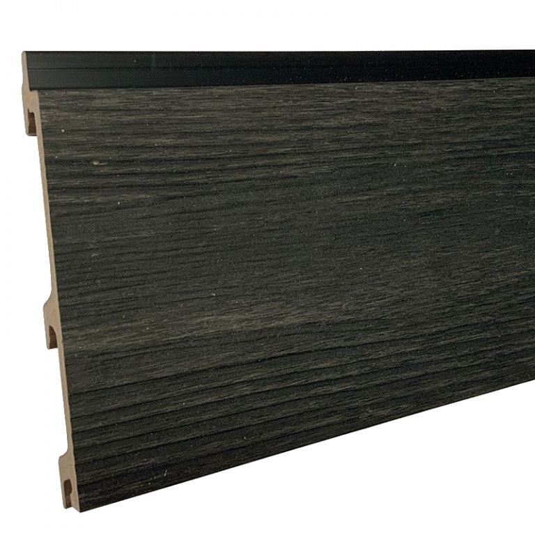 WPC Cladding Stripes Charcoal Black 15x590cm - Single | Verhoeven ...