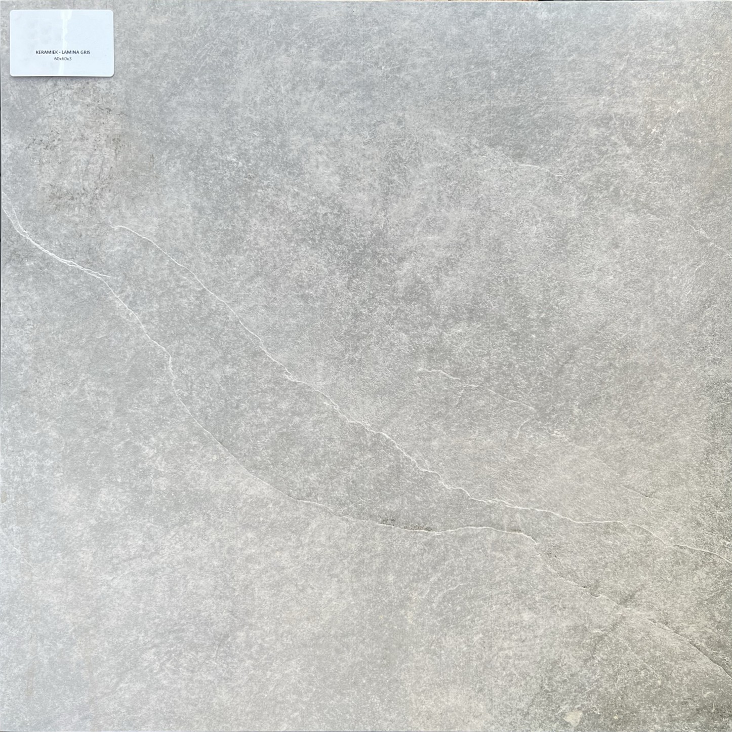 *Keramische tegel XL Lamina Gris 60x60x3cm | Verhoeven Tuinhout & Steengoed