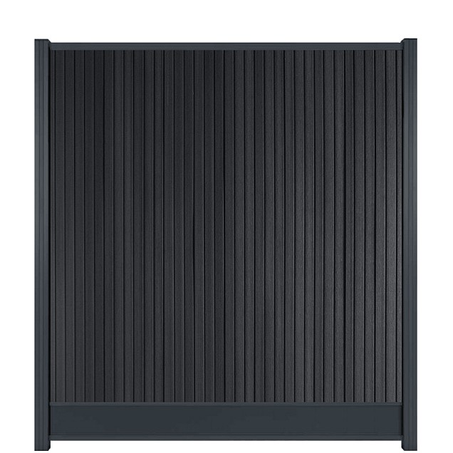 *Profi-fence Rhombus Scherm 175(b)x198(h)cm Solid Black Verticaal ...